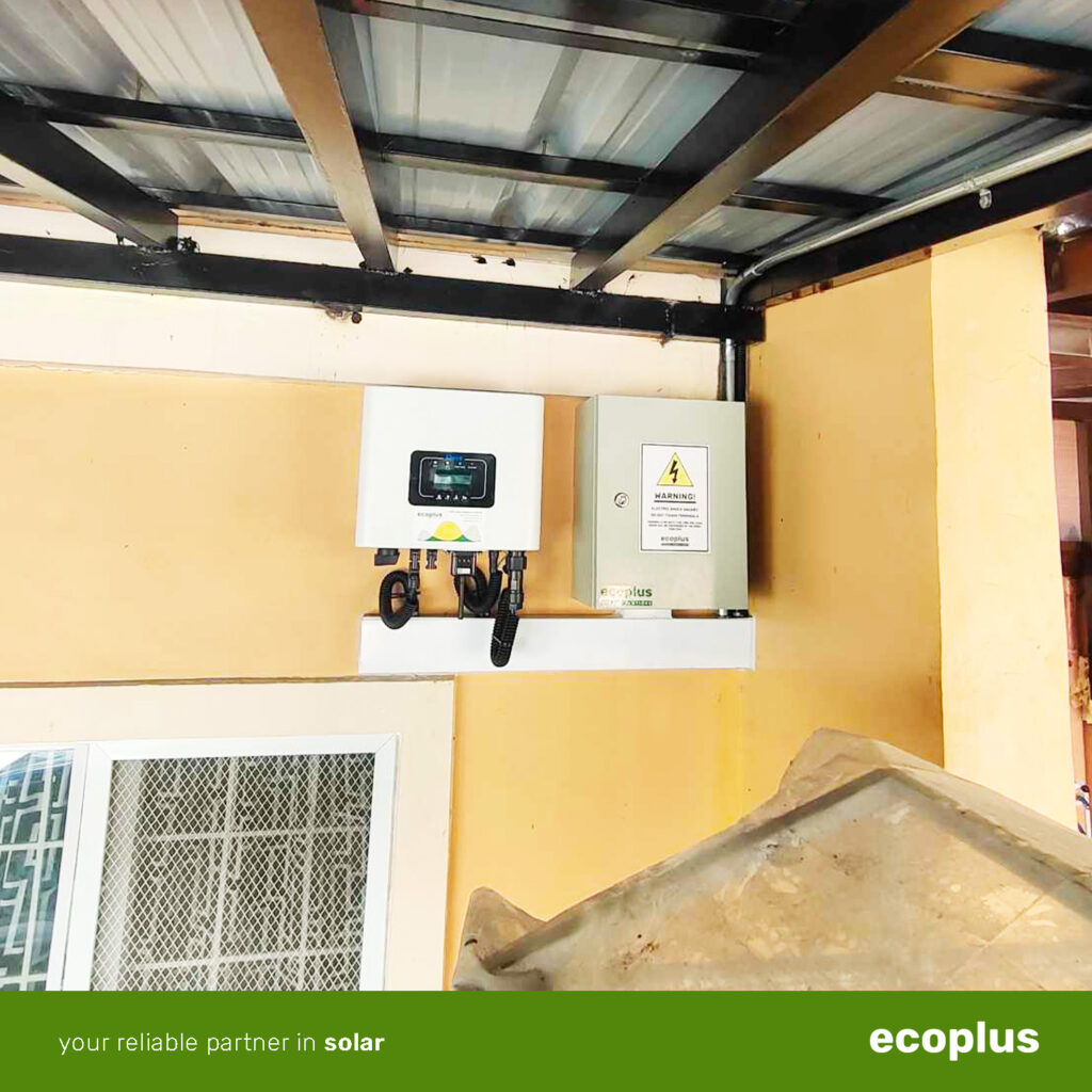 3KW Grid Tied Solar in Bacoor Cavite - ECOPLUS SOLAR PH