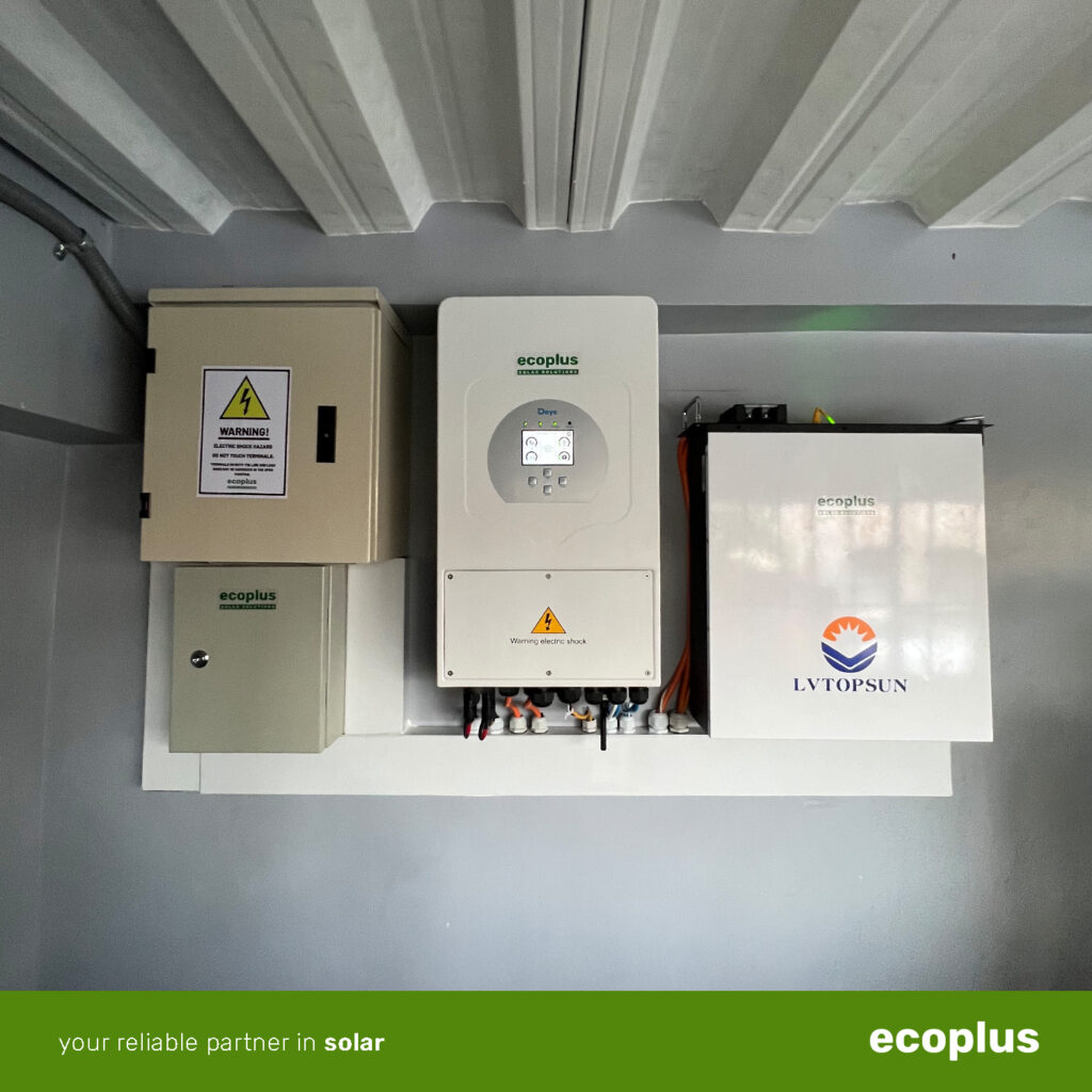 5KW HYBRID SOLAR Installation in TAGAYTAY CAVITE - ECOPLUS SOLAR PH