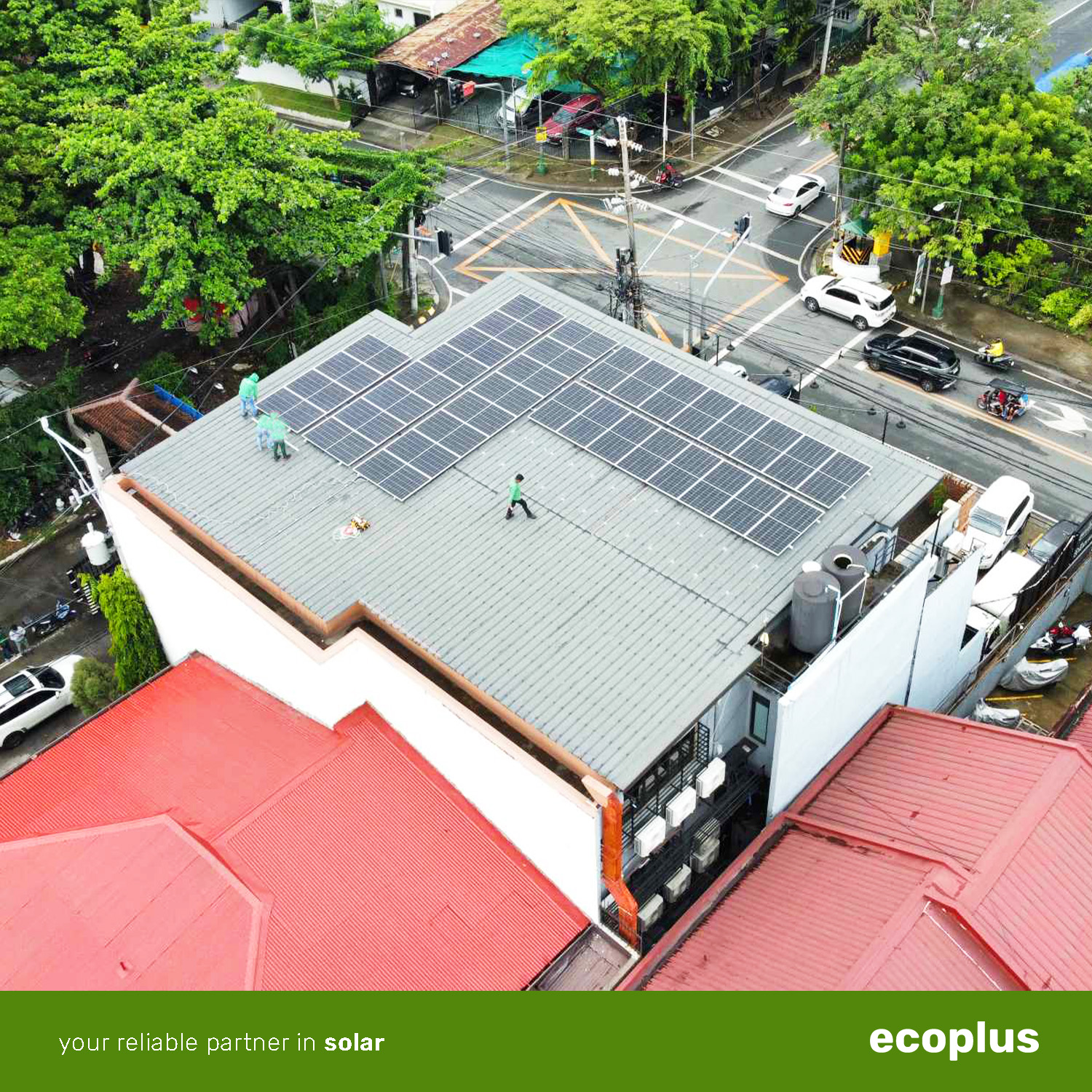 12KW HYBRID SOLAR Installation in BF PARANAQUE NCR - ECOPLUS SOLAR PH