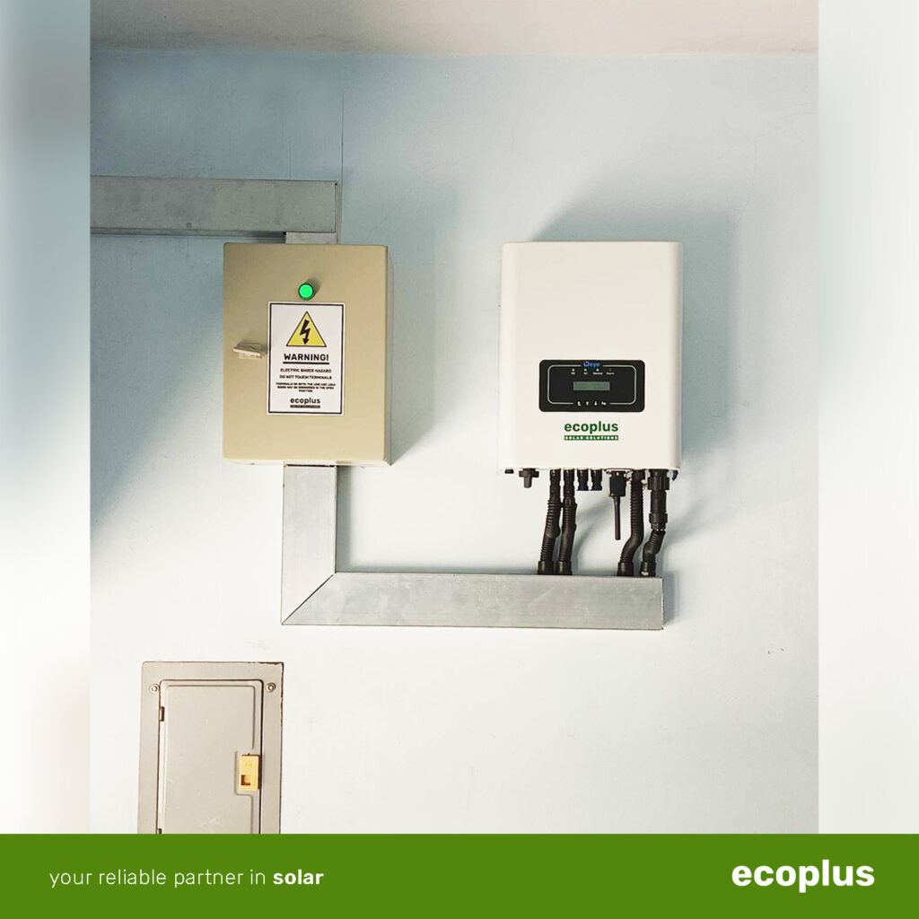 8KW PV 10KW GTI Grid Tied Solar Installation Cavite - ECOPLUS SOLAR PH