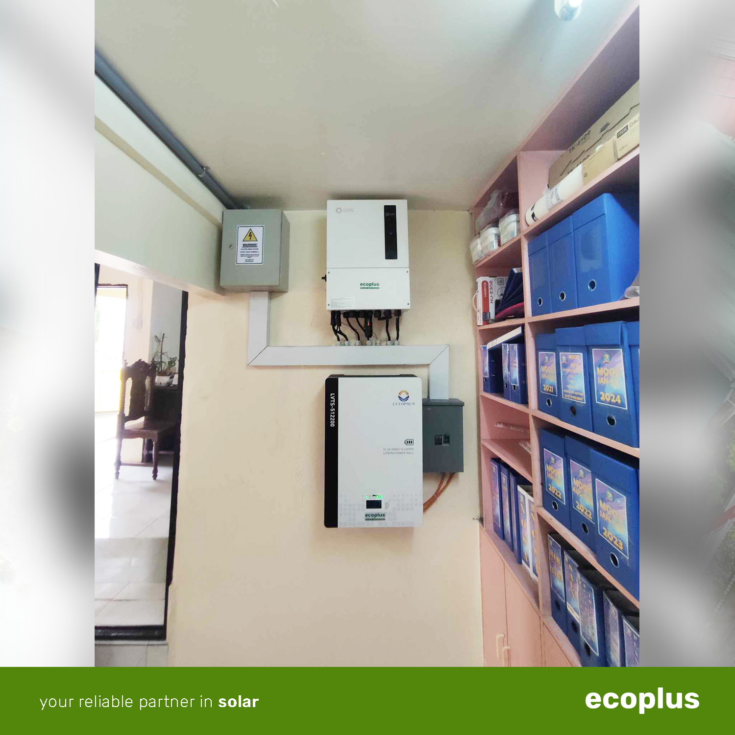 6.6KW HYBRID SOLAR Installation in TRECE CAVITE - ECOPLUS SOLAR PH
